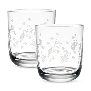 VILLEROY & BOCH Toy's Delight Double Old Fashioned Glass, Set Of 2 - Clear