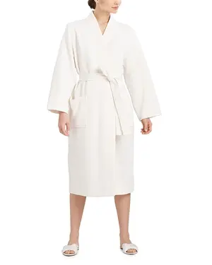 Natori Quilted Infinity Jacquard Robe - Cream