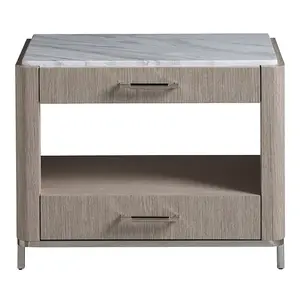 UNIVERSAL Sparrow & Wren Modern Soren Bedside Table - Gray