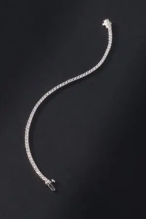 FINE DIAMONDS BY ANTHROPOLOGIE Fine Diamonds Classic Diamond Tennis Bracelet - Silver