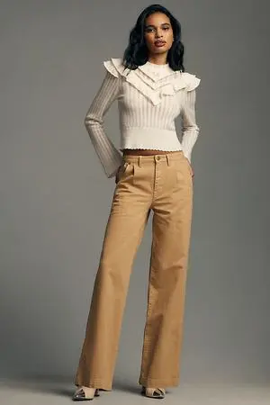 Current/Elliott The Postman Wide-leg Trousers Pants