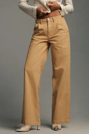 Current/Elliott The Postman Wide-leg Trousers Pants