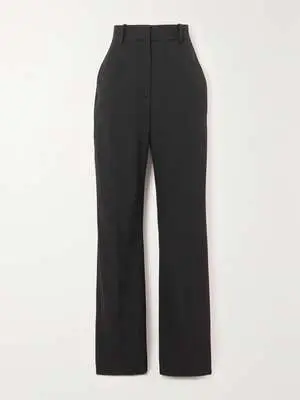 Another Tomorrow Net Sustain Stretch-wool Twill Straight-leg Trousers