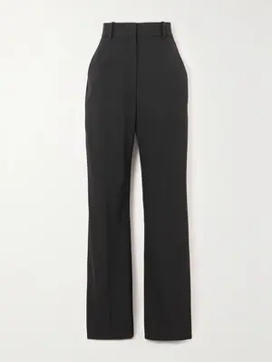 Another Tomorrow Net Sustain Stretch-wool Twill Straight-leg Trousers