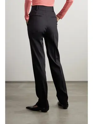 Another Tomorrow Net Sustain Stretch-wool Twill Straight-leg Trousers