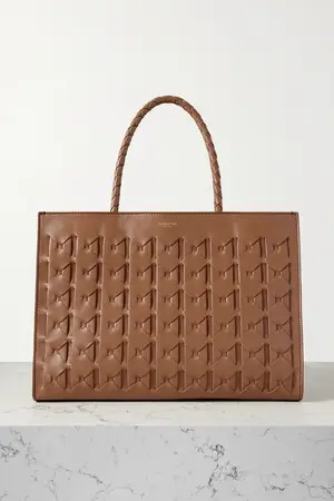 SERAPIAN 1928 Woven Leather Tote