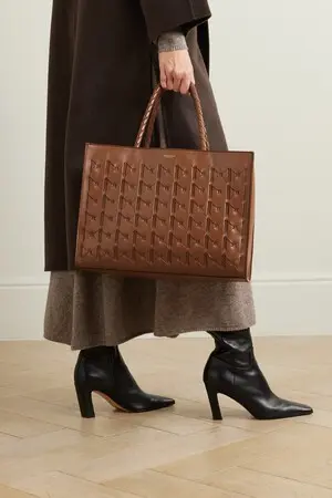 SERAPIAN 1928 Woven Leather Tote