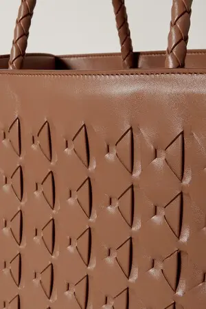 SERAPIAN 1928 Woven Leather Tote