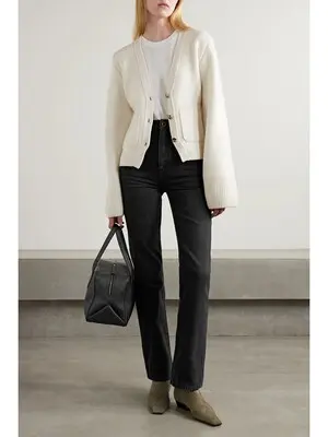 Khaite Danielle High-rise Slim-leg Jeans - Black