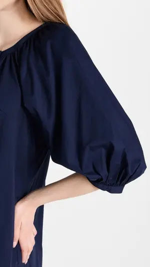 Staud Mini Vincent Dress - Navy