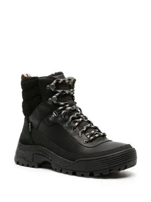 Clarks Atlhiketop Gtx Leather Ankle Boots - Black
