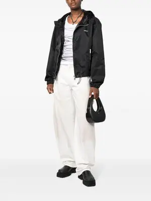 Coperni Satin-finish Hooded Jacket