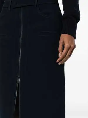 N°21 Zip-up Midi Pencil Skirt