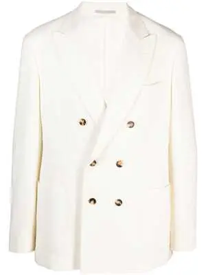 Brunello Cucinelli Peak-lapel Double-breasted Blazer