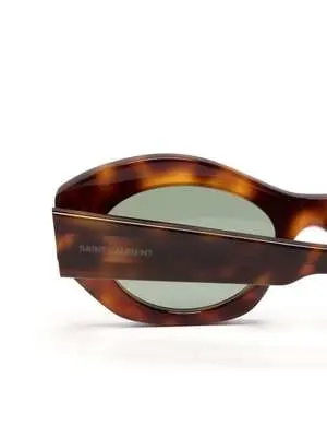 Saint Laurent Tortoiseshell Cat-eye Sunglasses