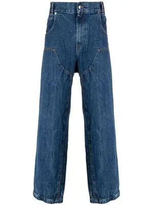 PAURA High-rise Wide-leg Jeans