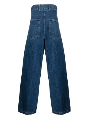 PAURA High-rise Wide-leg Jeans