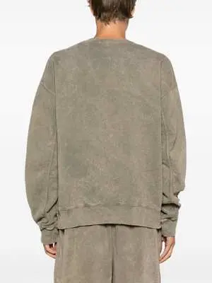 A-COLD-WALL* Uniform Crewneck Gathered Cotton Sweatshirt