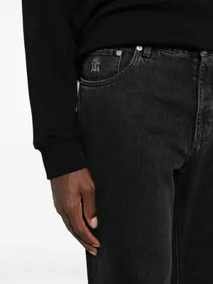 Brunello Cucinelli Straight-leg Cotton Jeans