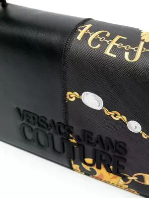 Versace Chain Couture-print Tote Bag