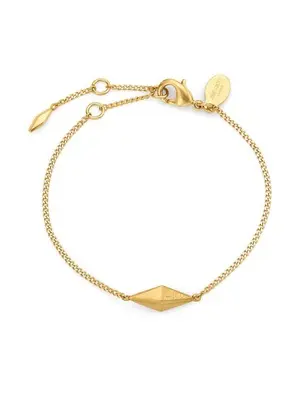 JIMMY CHOO Diamond Fine Chain Bracelet - Gold