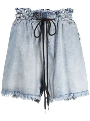 NATASHA ZINKO Natasha Zinko Drawstring Denim Shorts