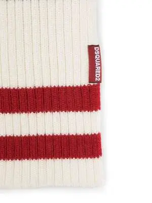 Dsquared2 Stripe-detail Wraparound Scarf