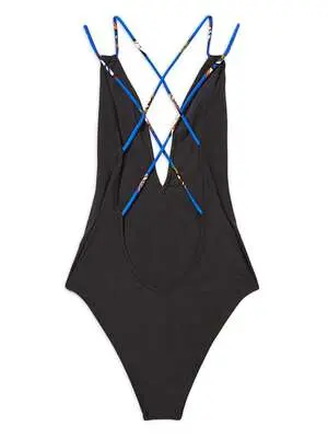 Emilio Pucci Printed Straps Swimsuit