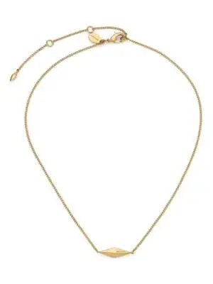 JIMMY CHOO Diamond Fine Chain Necklace - Gold