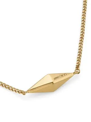 JIMMY CHOO Diamond Chain Necklace - Gold