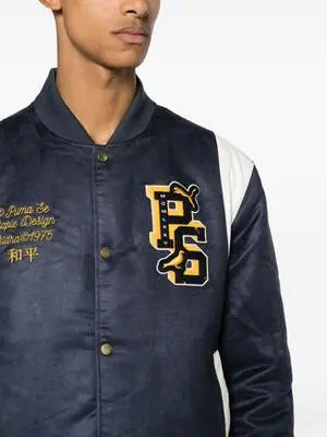 PUMA X Staple Logo-patch Varsity Jacket