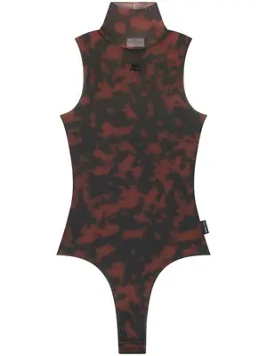 COURREGES Tortoise High Neck Bodysuit