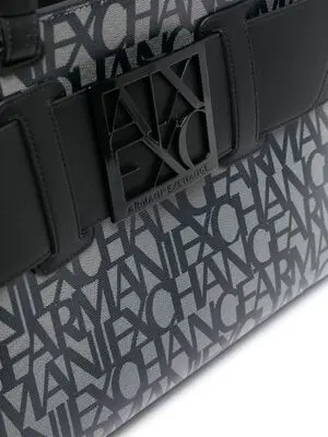 Armani Exchange Logo-print Tote Bag