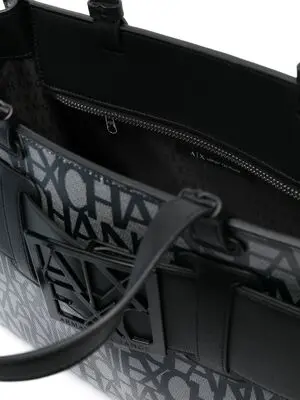 Armani Exchange Logo-print Tote Bag