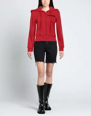 Moschino Cotton Sweatshirt With Logo - Red