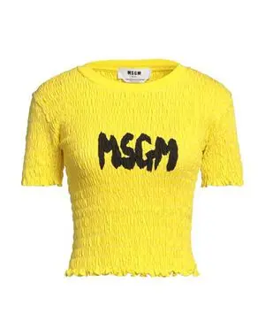 Msgm Shirred T-shirts For Women