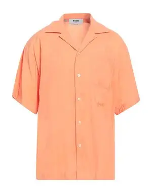 MSGM Shirt Size Viscose, Polyester - Pink