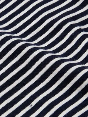 Mr P. Striped Cotton-jersey T-shirt
