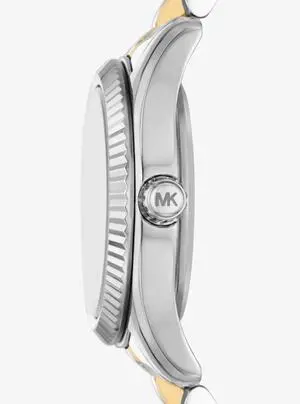 Michael Kors Petite Lexington Two-tone Pavé Watch