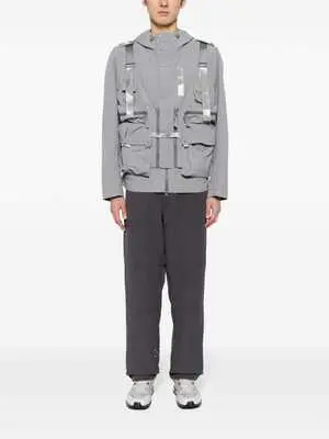 SPOONYARD Detachable-panel Hooded Jacket - Grey