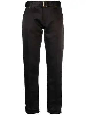 TOM FORD Duchesse-satin Silk Boyfriend Trousers