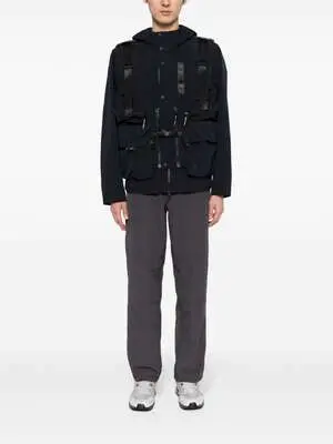 SPOONYARD Detachable-panel Hooded Jacket - Black