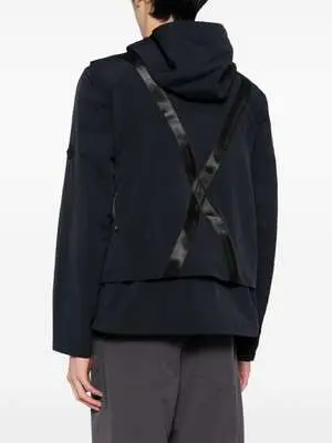 SPOONYARD Detachable-panel Hooded Jacket - Black