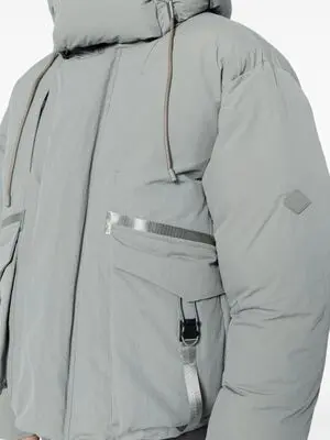 SPOONYARD Hooded Padded Jacket - Grey