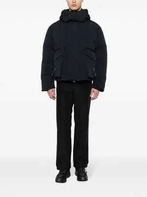 SPOONYARD Hooded Padded Jacket - Black