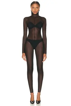Norma Kamali Sheer Bodysuits