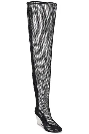 Alaïa Wedge Over-the-knee Boots