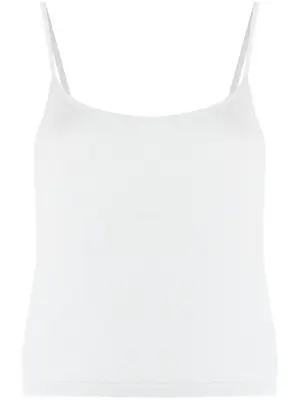 Teddy Cashmere Spaghetti Strap Tops