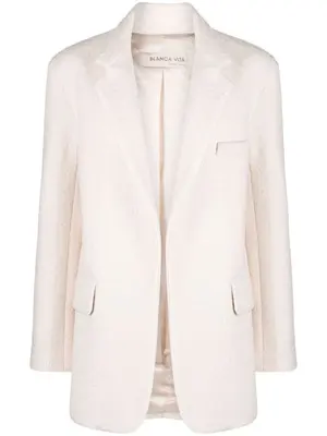 Blanca Vita Textured Blazers For Women