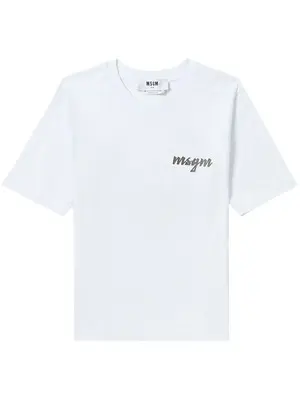 MSGM Logo-print Short-sleeve T-shirt